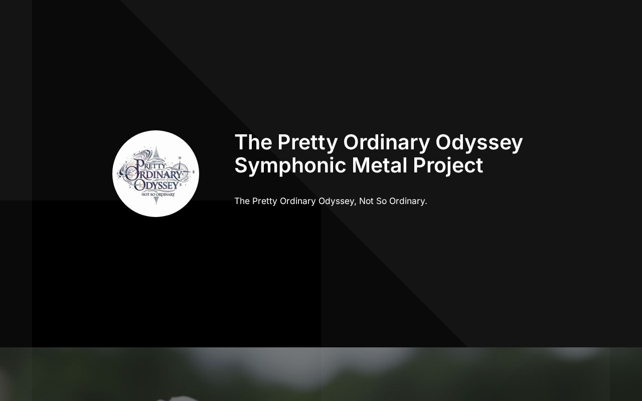 The Pretty Ordinary Odyssey Official Website